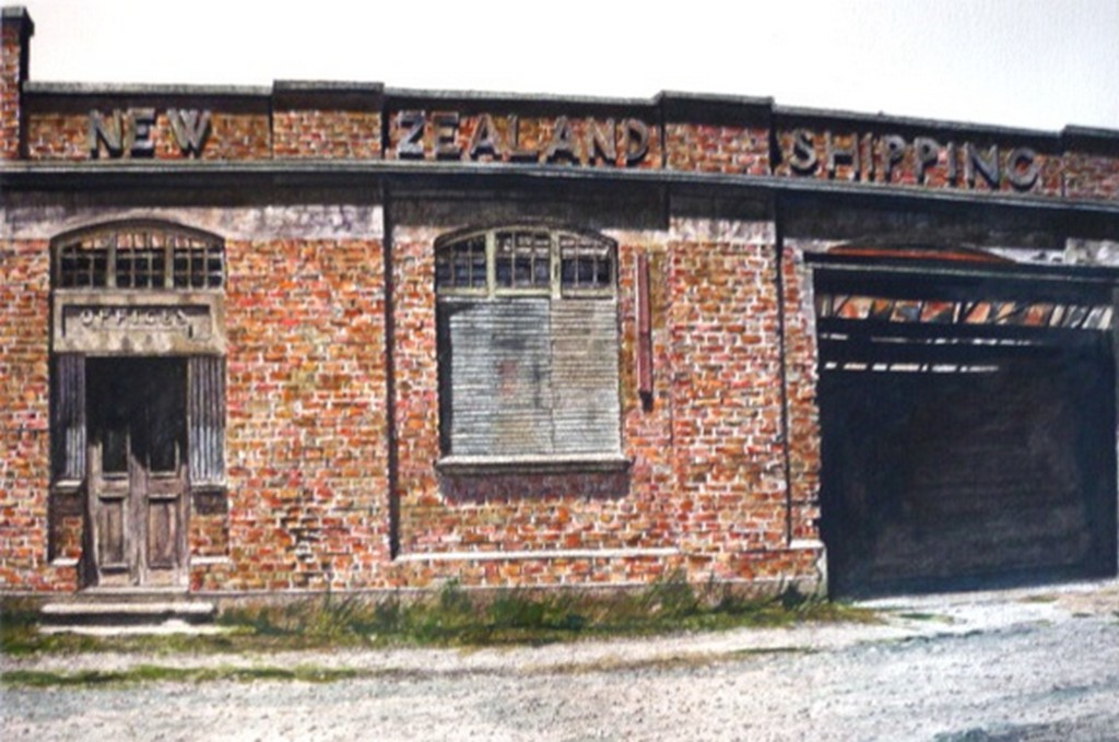 NZ Shipping Company Building – Tokomaru Bay – Patrick White